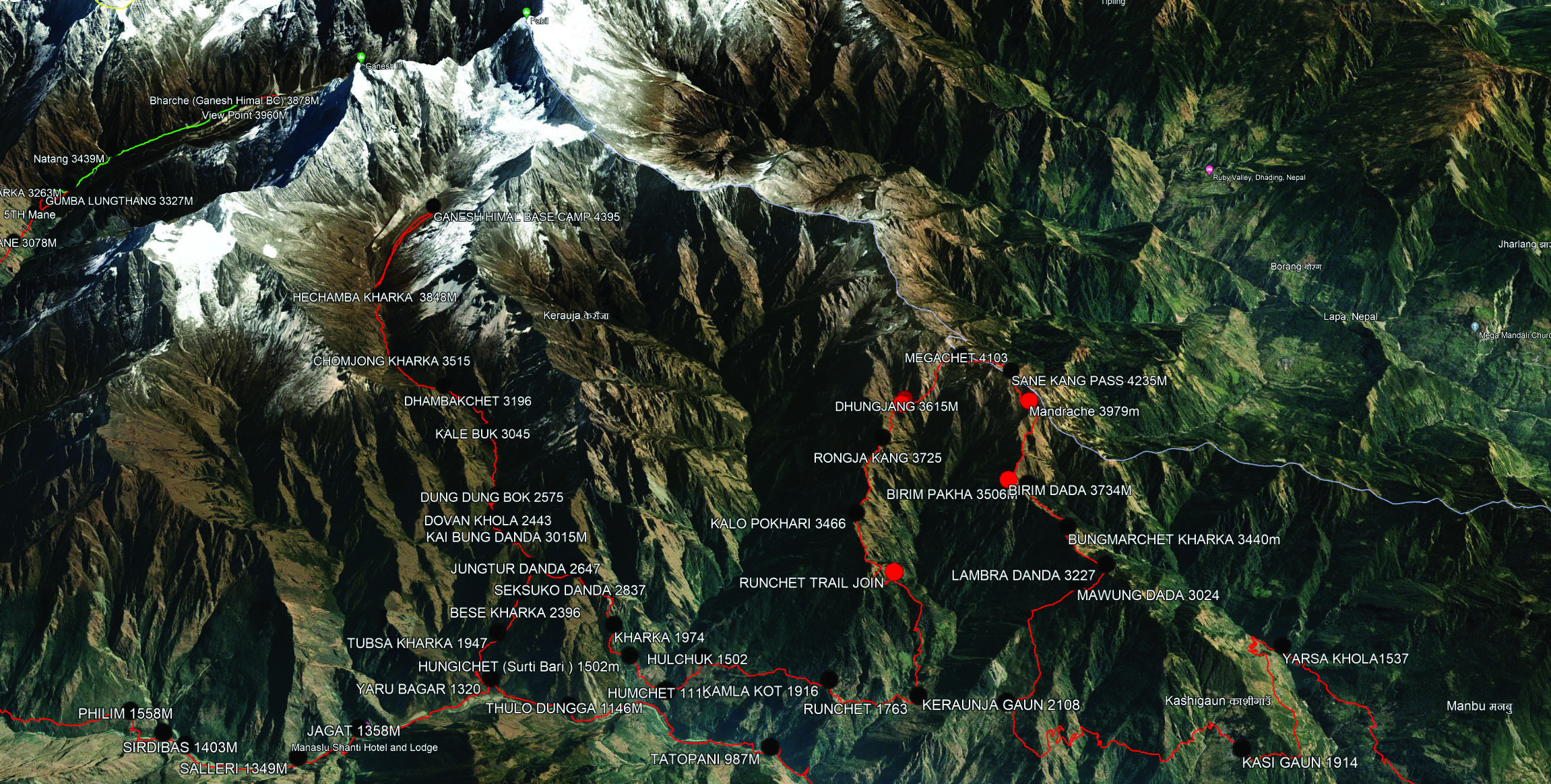 Ganesh Himal Base Camp Trek Itinerary for 2025 - Guide